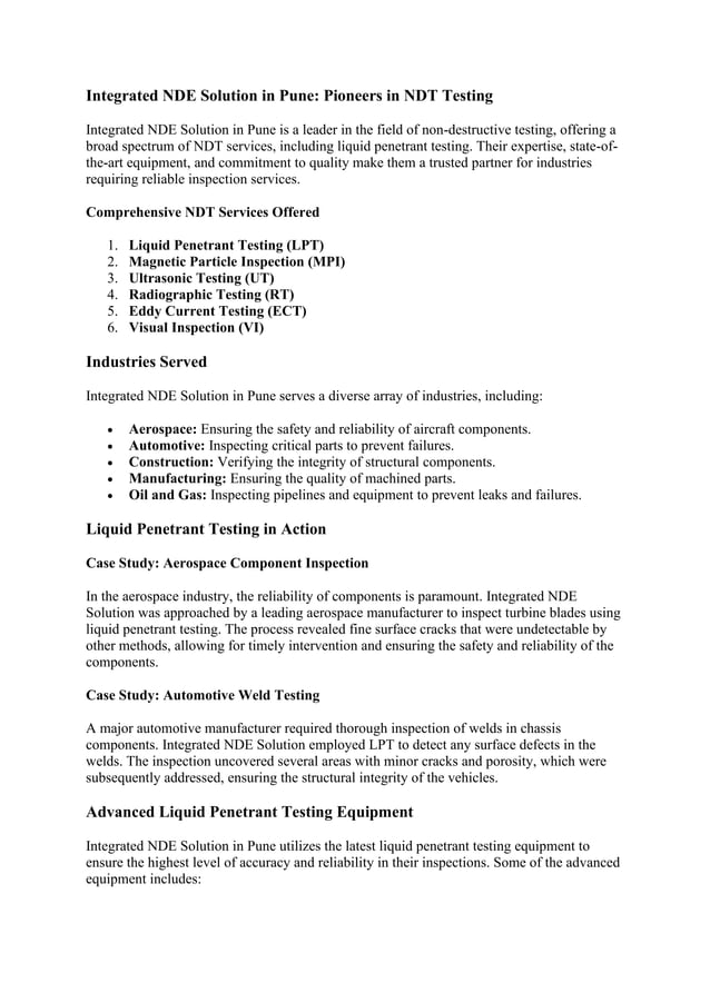 Article on Dye Penetrant Inspection | Integrated NDE Solution.pdf
