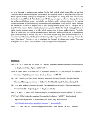 ‘Improved Taherpuri’- a New Improved Onion Variety Developed Through Selection | PDF