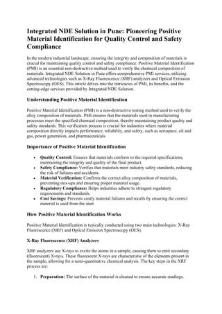Article on Positive Material Identification | Integrated NDE Solution.pdf