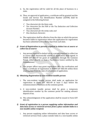 Registration Under GST- Explained Simply | PDF