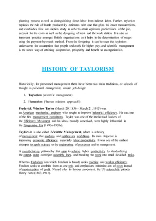 Article on taylorism in u.k | DOCX