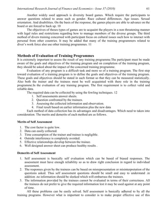 Article on t&d | PDF | Vocational Training | Careers