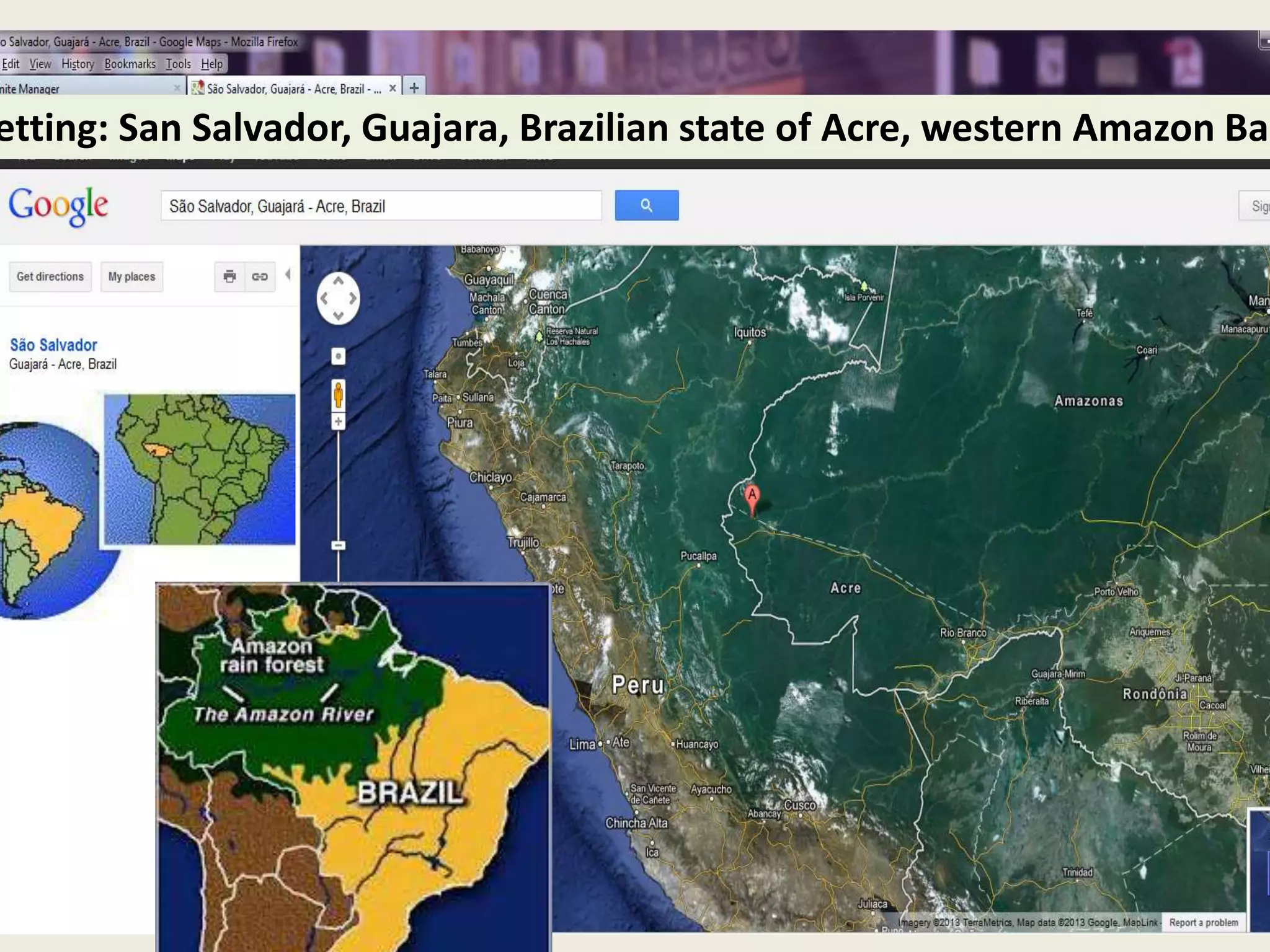 Article Outline: Amazonian Agriculturalists bound by Subsistence ...