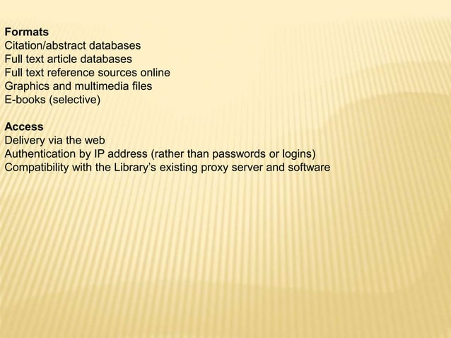 collection development ppt | PPTX