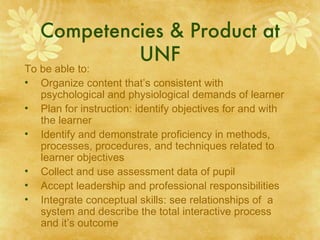 Competency Based Teacher Education | PPT