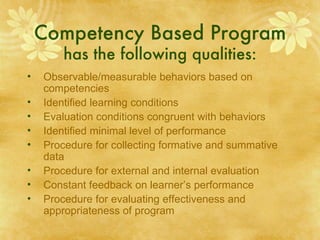 Competency Based Teacher Education | PPT