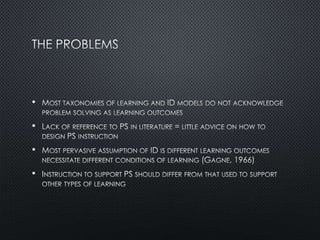 Instructional Design Models for Well-Structured and Ill-Structured ...