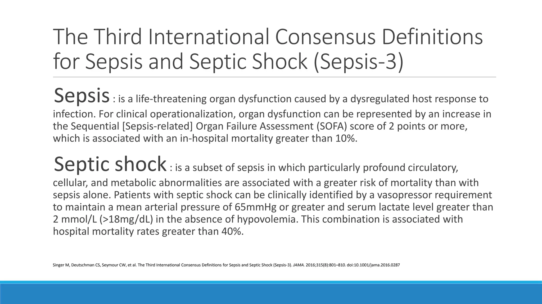 Article presentation / Surviving sepsis campaign: international ...