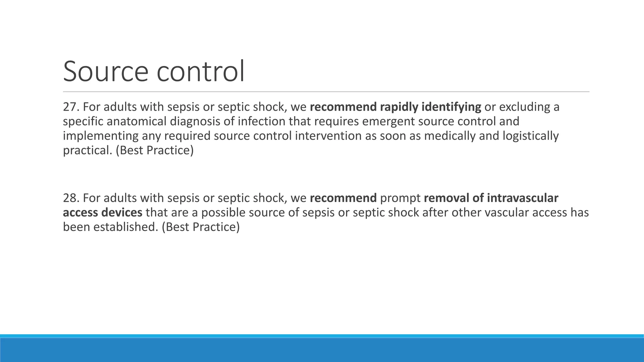 Article presentation / Surviving sepsis campaign: international ...