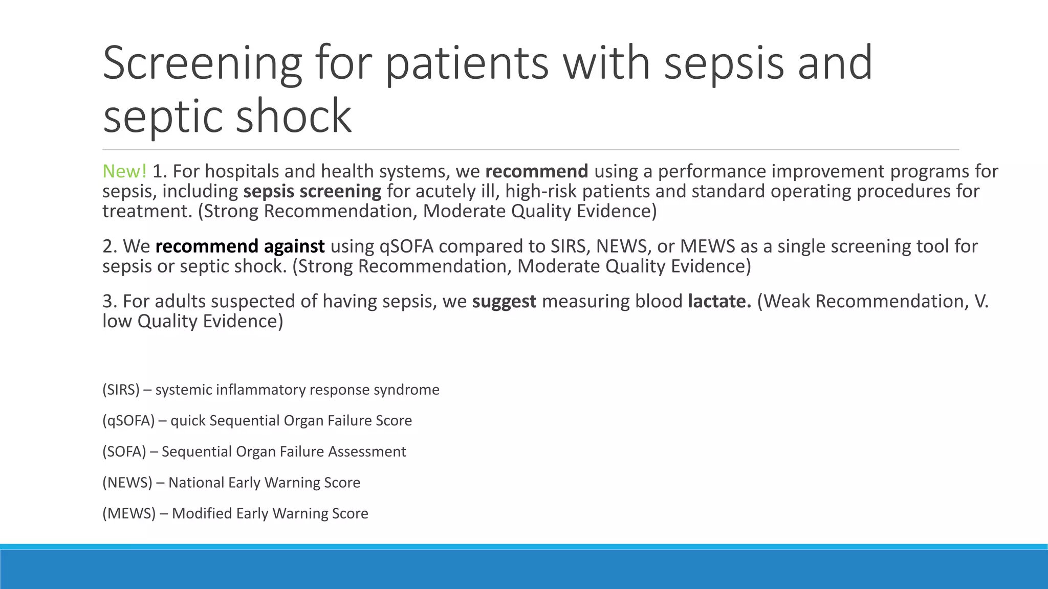 Article presentation / Surviving sepsis campaign: international ...