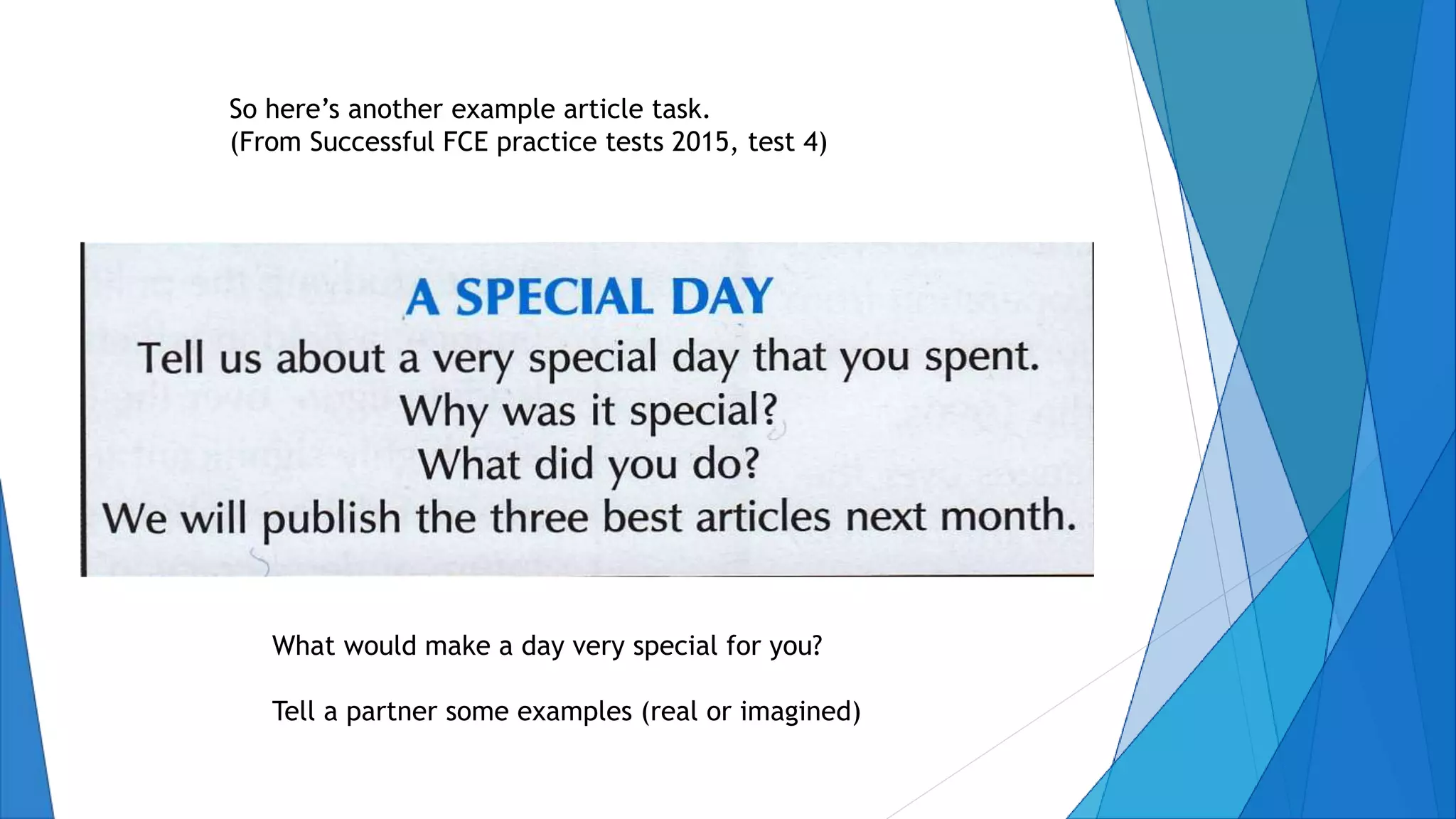 Article presentation fce | PPTX