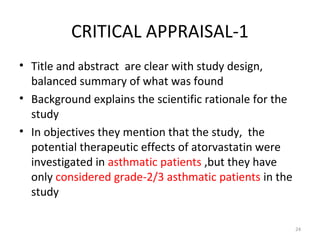 Article presentation on clinical trial | PPT | Lung and Respiratory ...