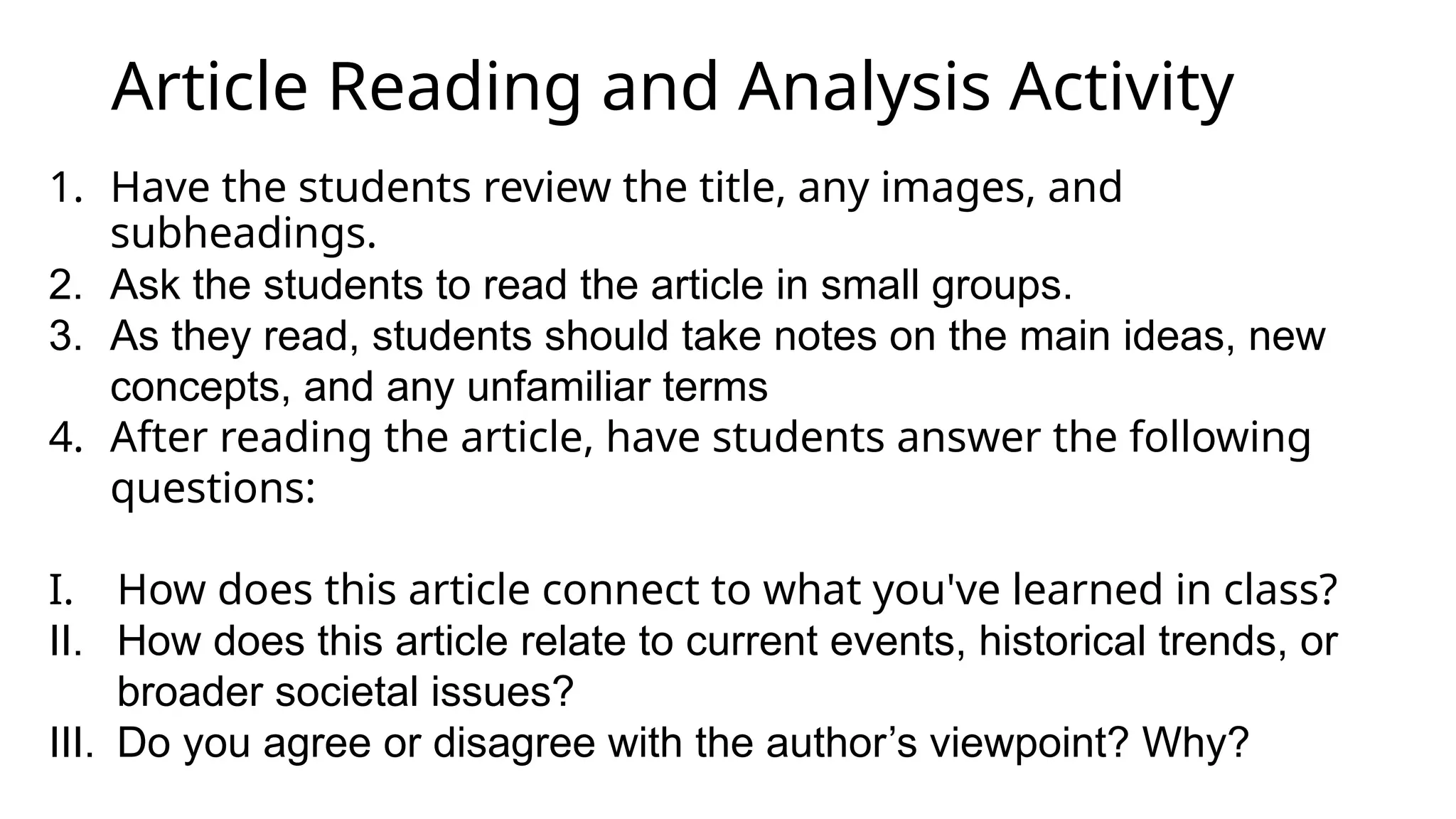 Article Reading and Analysis Activity.pptx