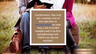 Article Rephraser | PPT