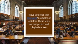 Article Rephraser | PPT