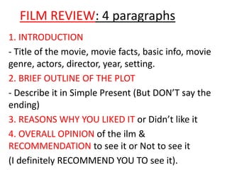 Report, Article, and Reviews FCE | PPTX