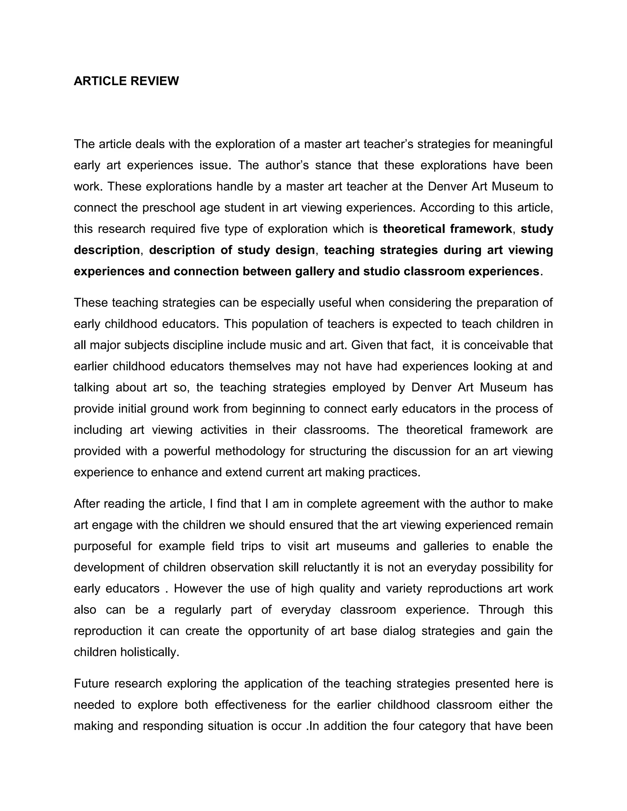 Article review | DOCX