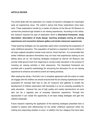 Article review | DOCX