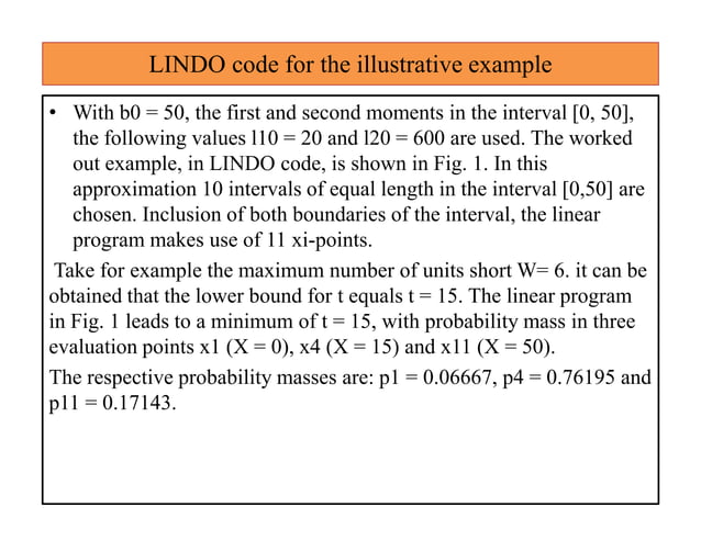 Linear Programming Formulation In Inventory Management Decision Problems With A Service