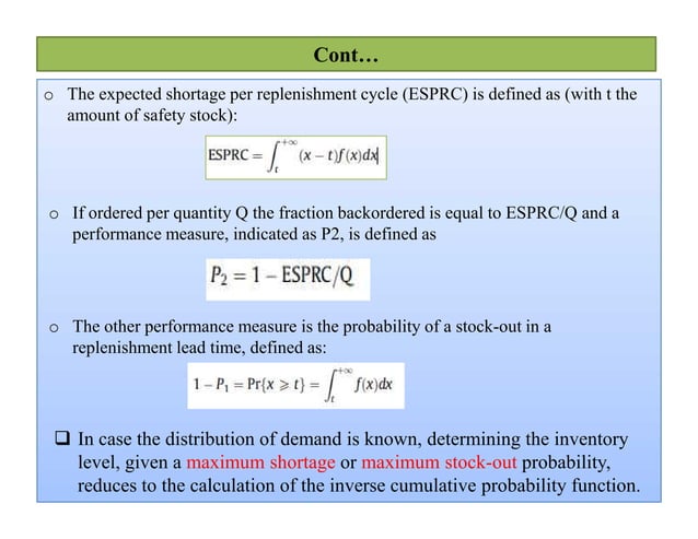 Linear Programming Formulation In Inventory Management Decision Problems With A Service