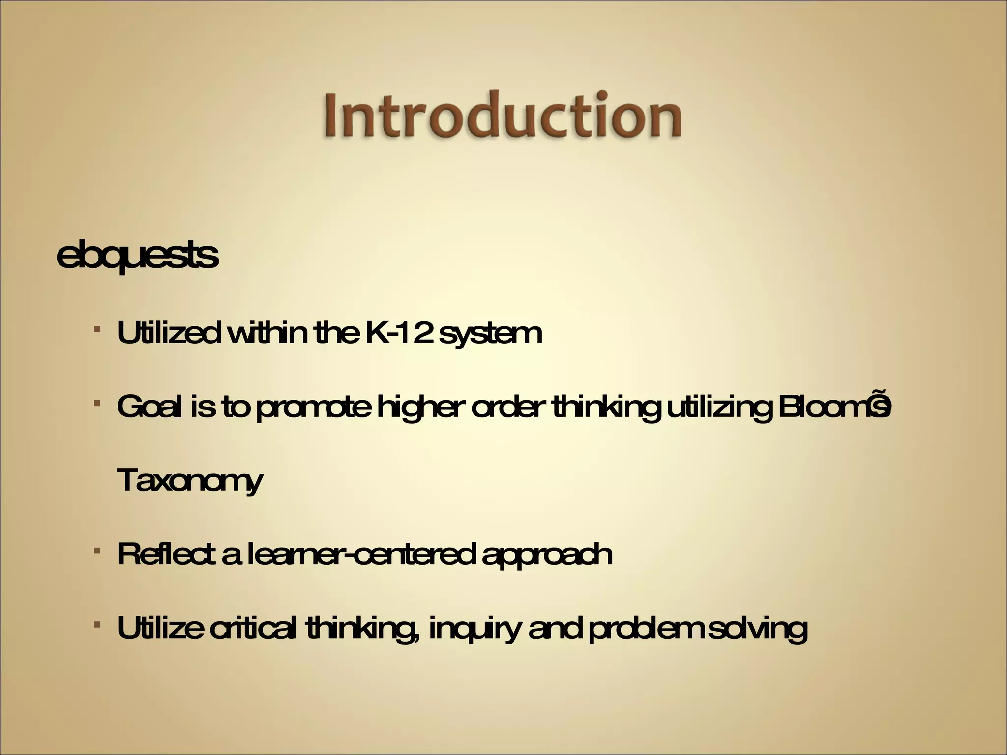 Article Review Webquests | PPT