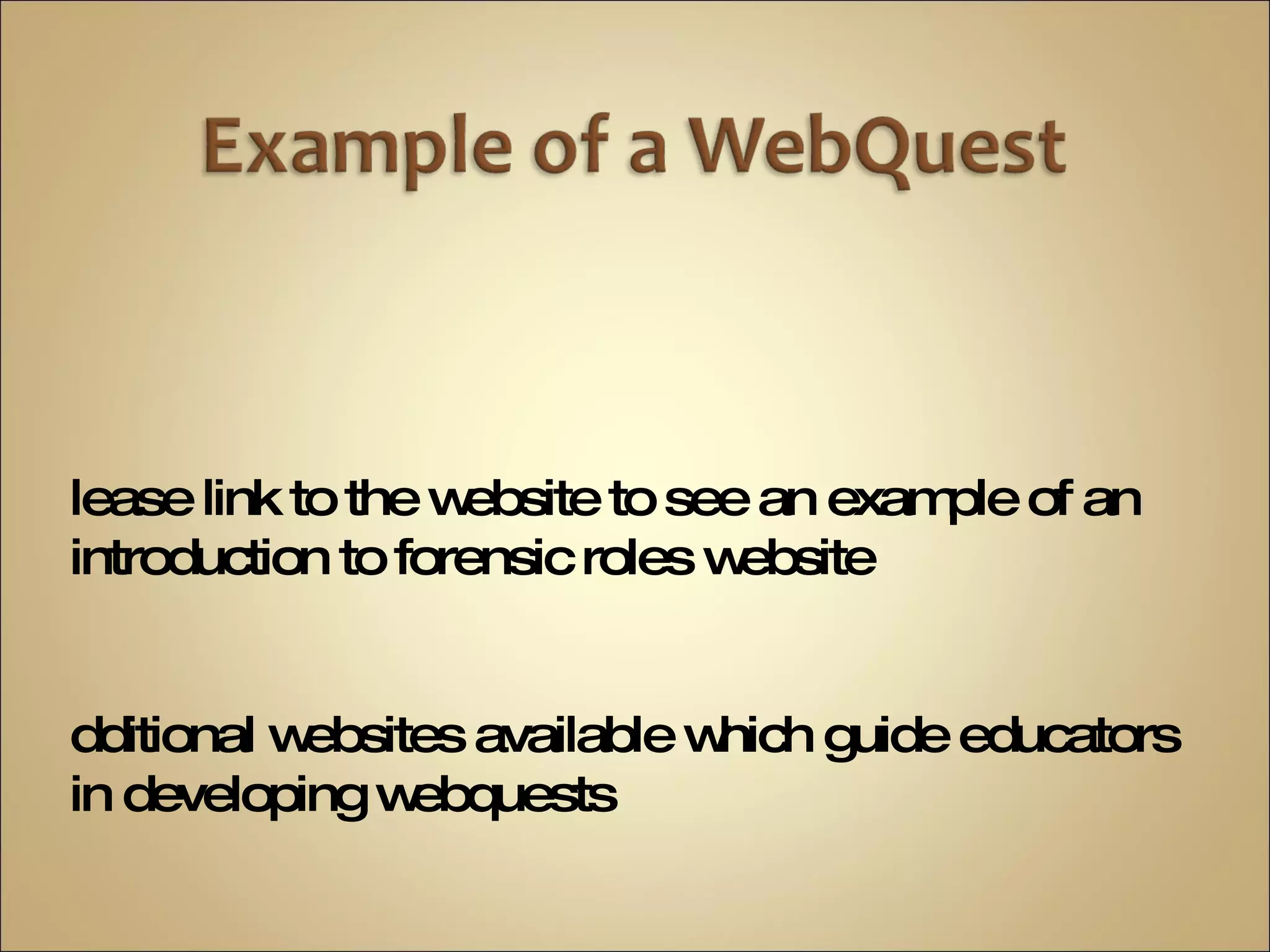 Article Review Webquests | PPT