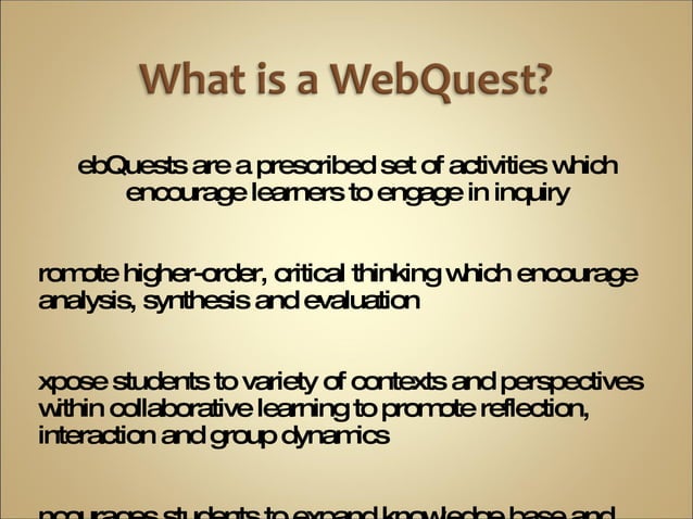Article Review Webquests | PPT
