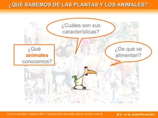 Vida en animales y plantas | PPT