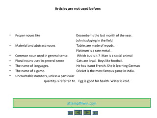 Articles | PPT