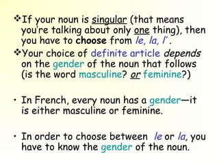 Les Articles | PPT