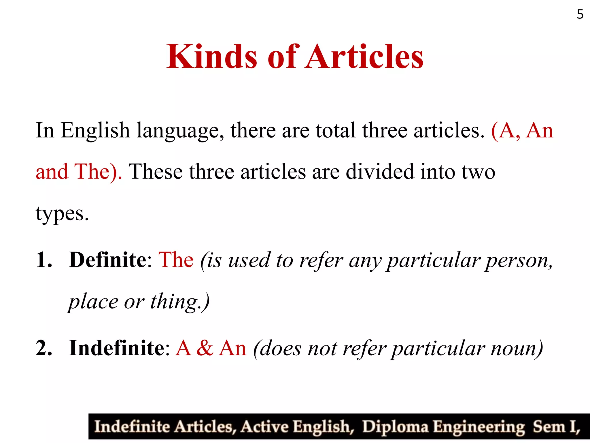 Articles | PPTX