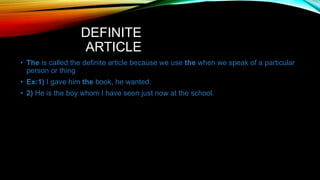 Demonstrative adjectives | PPT