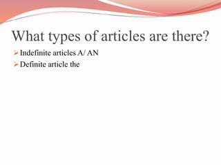 Articles | PPT