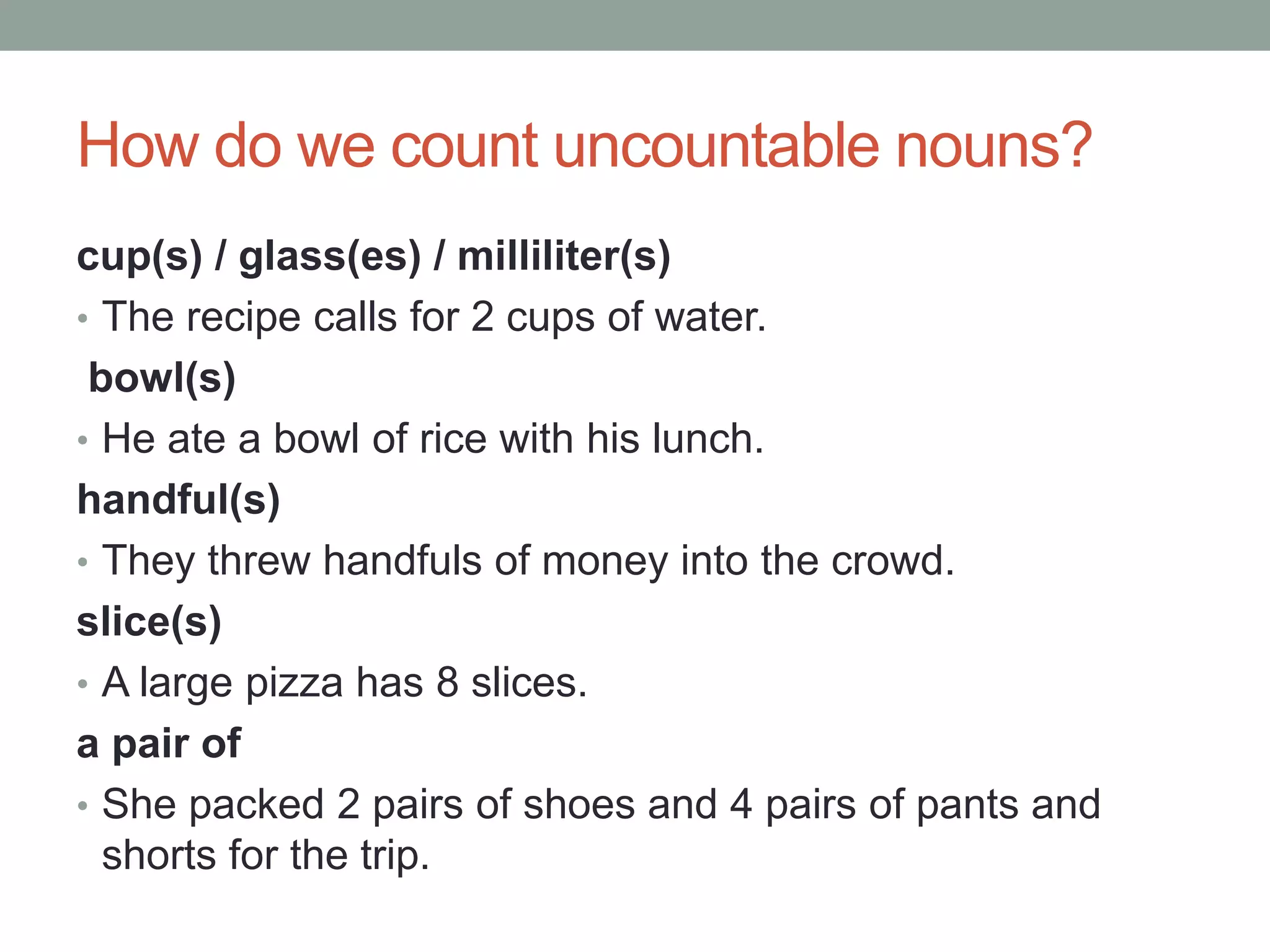 Articles and counters | PPT