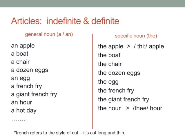 Articles and counters | PPT