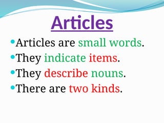 articles and its use in simple sentances.pptx