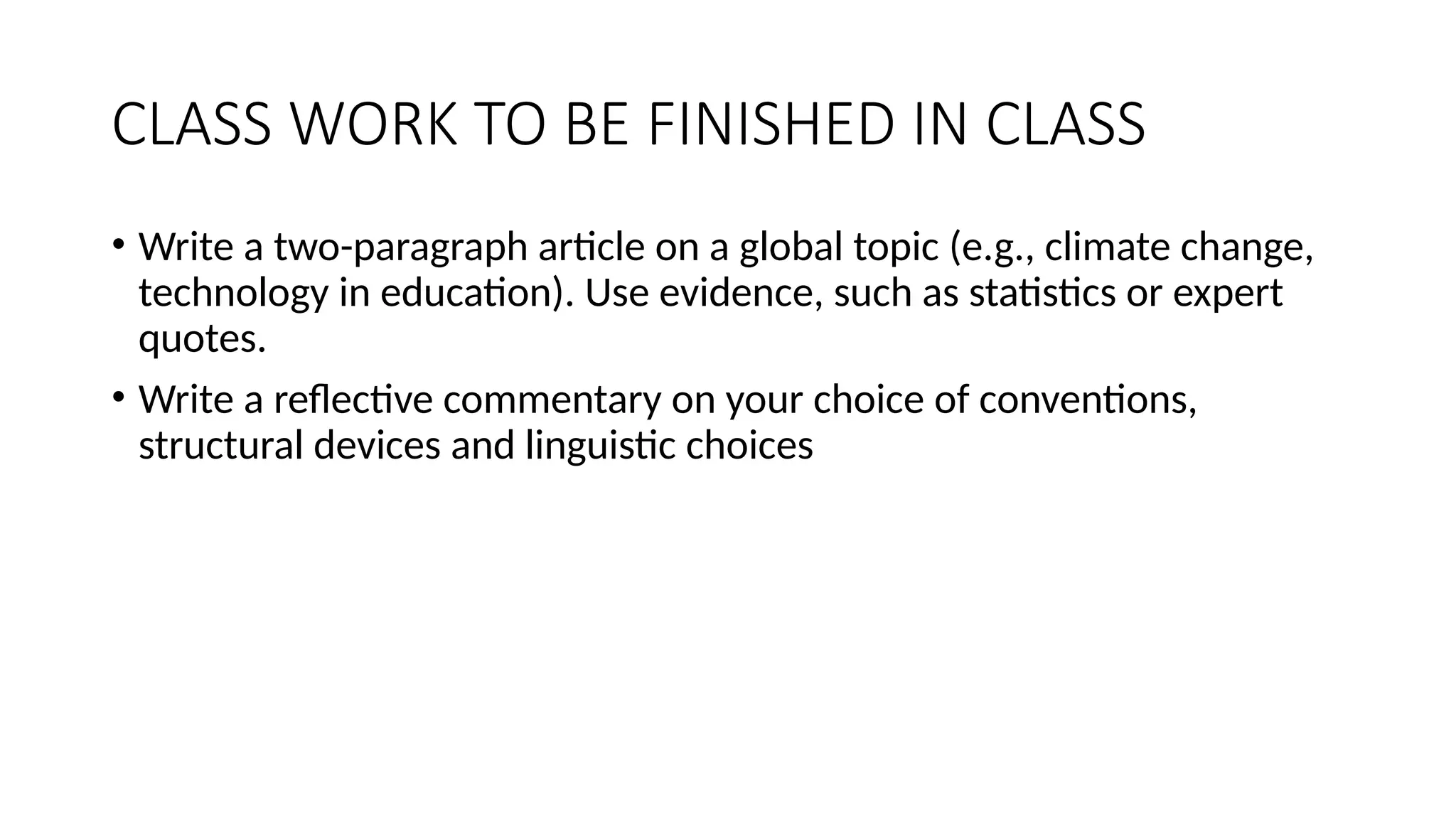 Articles.pptx Conventions and overall structure for as level english ...