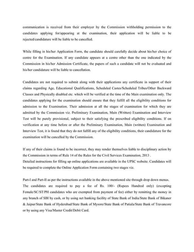 How to Apply for the IAS Exam? | PDF | Free Download