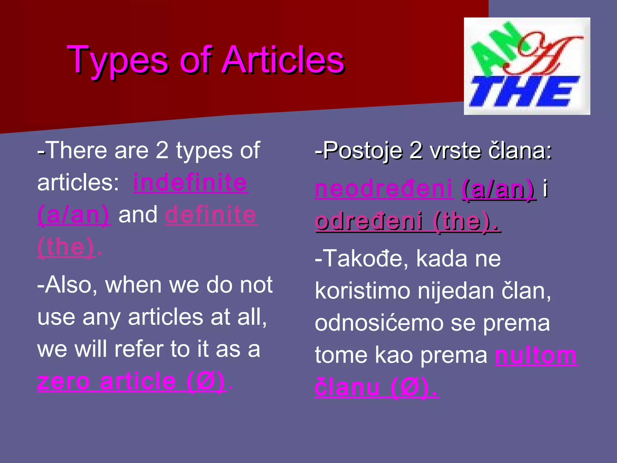 Articles in-english-grammar | PPT