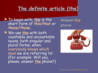 Articles in-english-grammar | PPT
