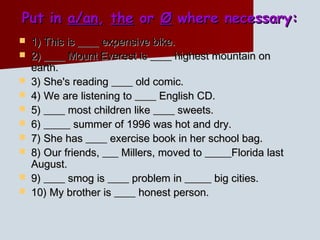 Articles in-english-grammar | PPT