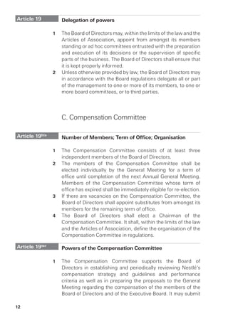 Articles of association of nestle en | PDF