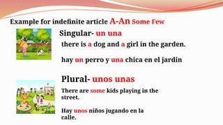 learn spanish grammar nouns and articles | PPTX
