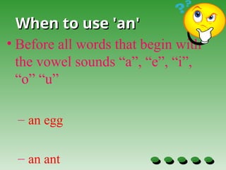 ARTICLES FOR OCCUPATIONAL PURPOSES ENGLISH LANGUAGE | PPT