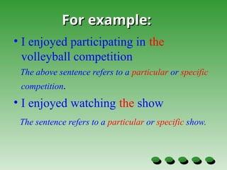 ARTICLES FOR OCCUPATIONAL PURPOSES ENGLISH LANGUAGE | PPT