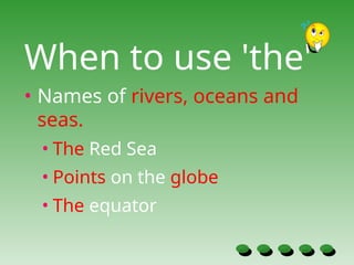 ARTICLES FOR OCCUPATIONAL PURPOSES ENGLISH LANGUAGE | PPT