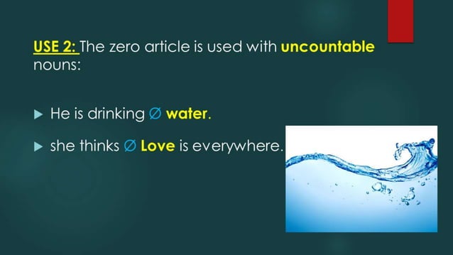 Definite and Indefinite and Zero Articles | PPTX