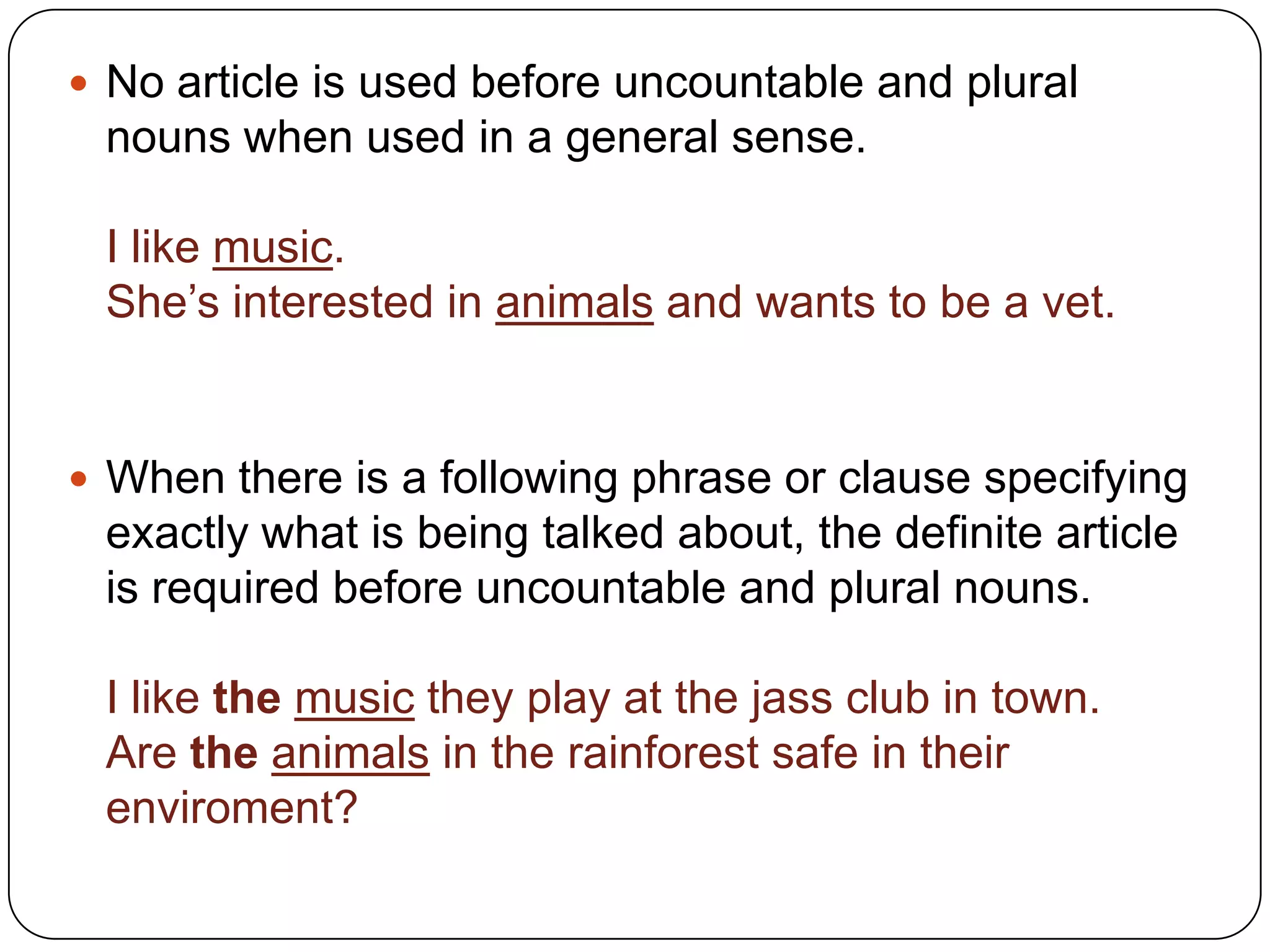 Articles and determiners Aina Fiol | PPT