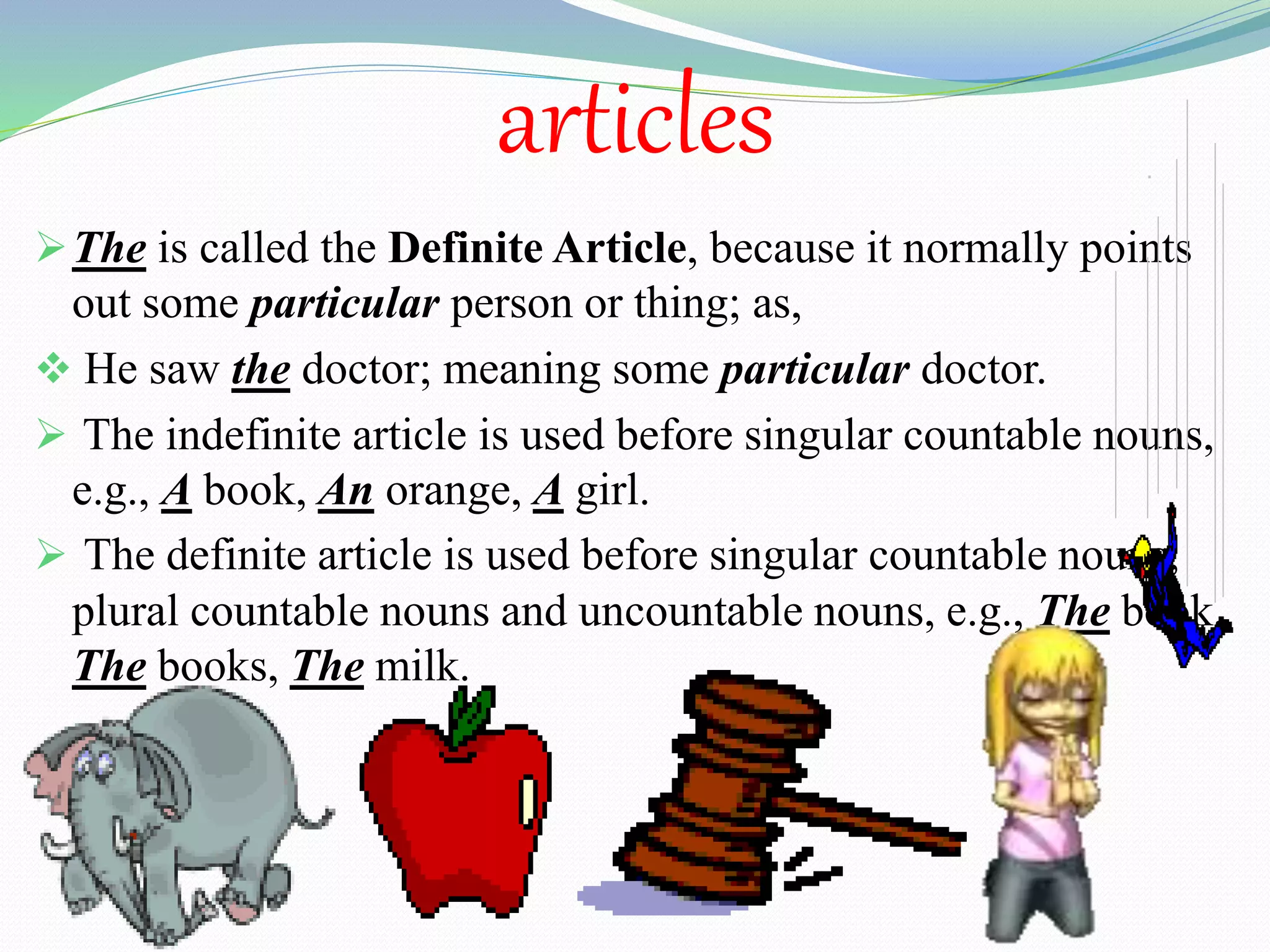 Articles and modals | PPTX