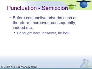 Basic Grammar Articles and punctuation | PPT